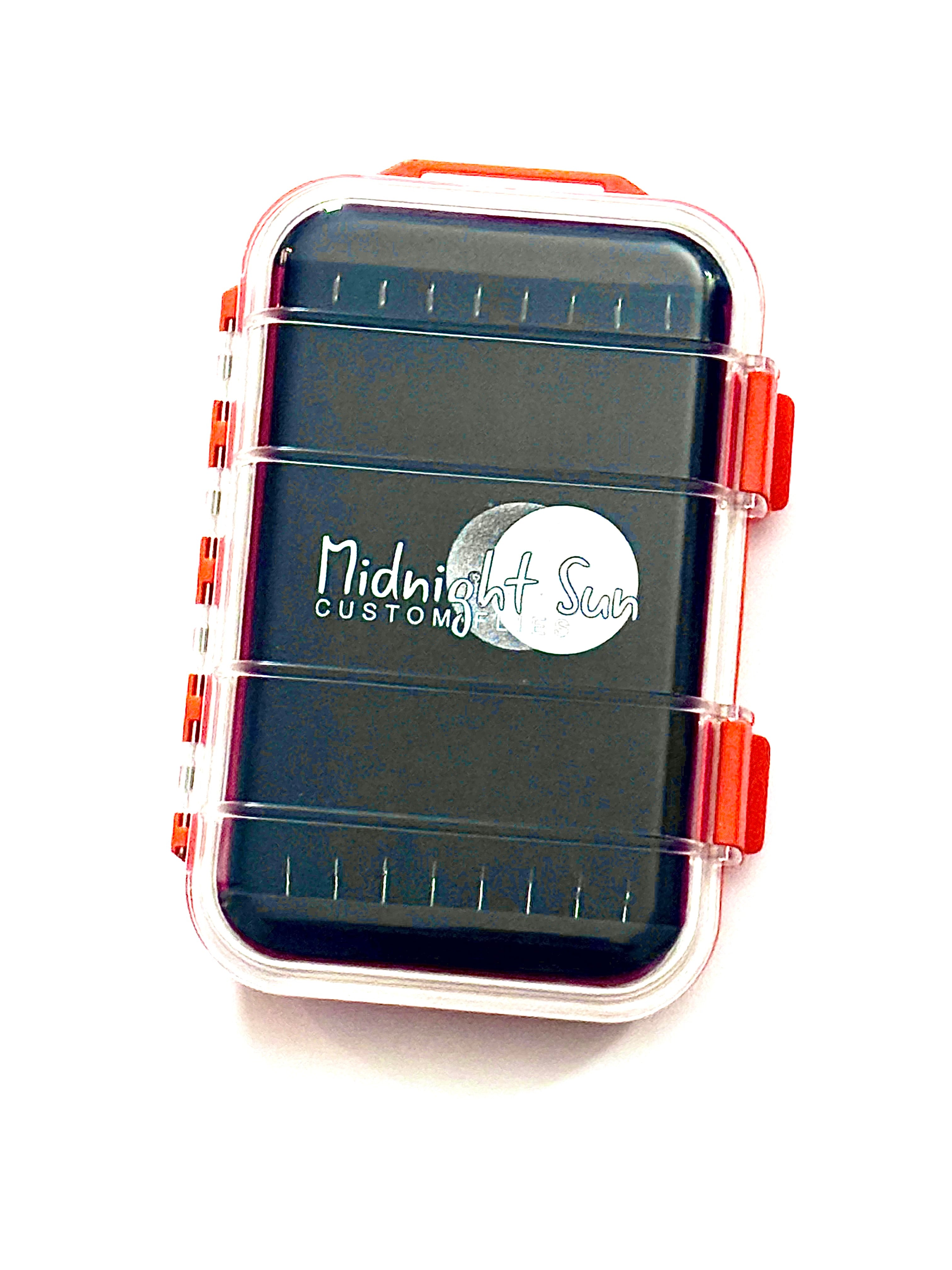 MSCF Waterproof Pocket Streamer Box – Midnight Sun Custom Flies