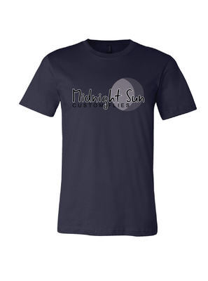 MSCFs Logo T Shirt – Midnight Sun Custom Flies